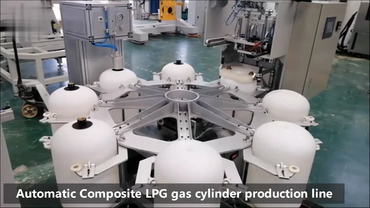 Automatic Fiberglass Lpg Composite Cylinder Production Line - Buy ...