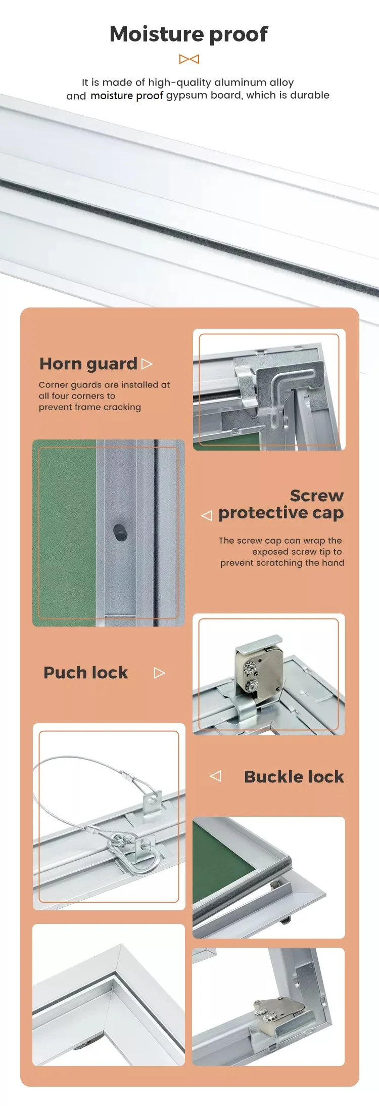 Sliding Access Panels - Durable Gypsum Board Solutions