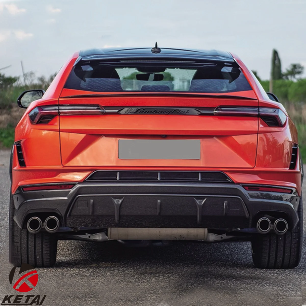Auto Body Parts Body Kit Car Rear Bumper Hood Plastic Urus Performante ...