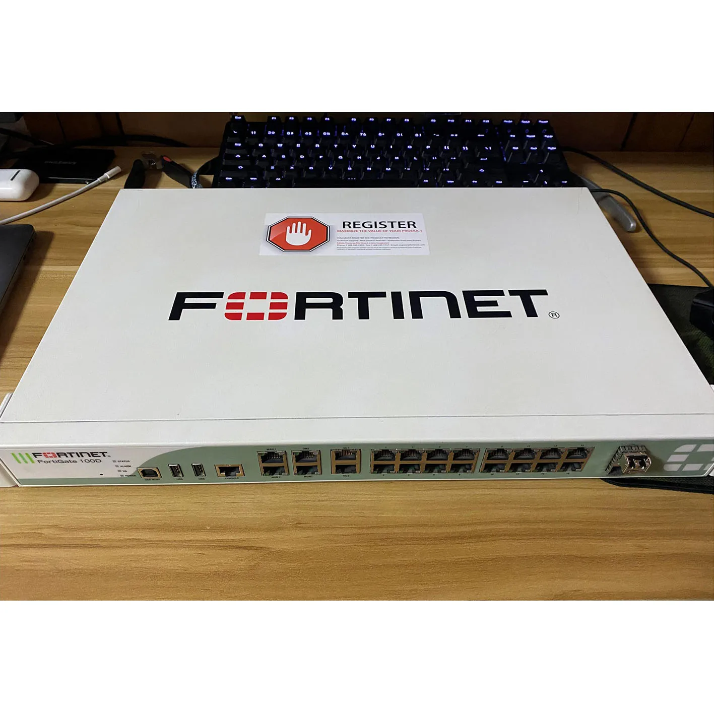 New Fg-100e Original Fortigate-100e Hardware Firewall Appliance - Buy ...