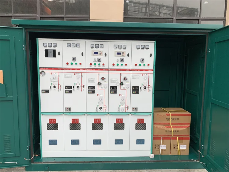 Sf6 Gas Insulated Switchgear Iec Standard 15kv Fully Gas Insulation Rmu ...