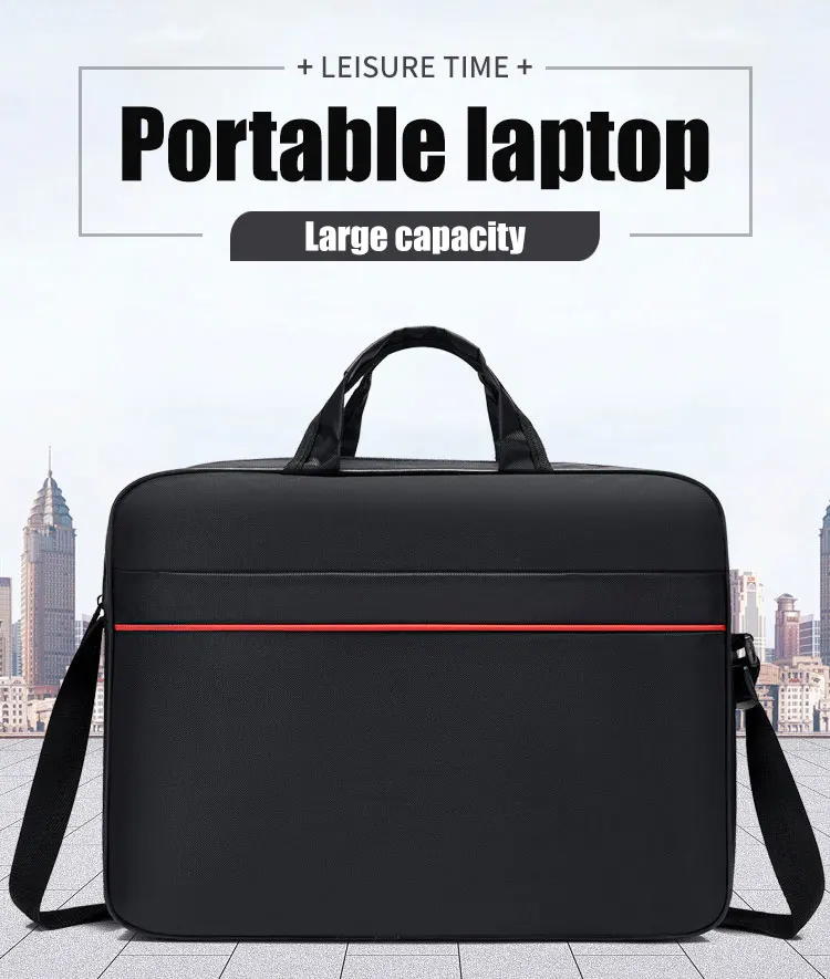 Custom Printed Logo Lightweight Laptop Shoulder Bag Protective Vertical ...