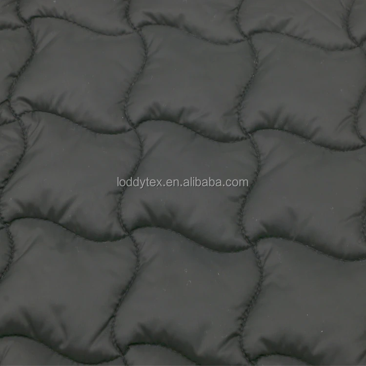 Quilting Down Jacket Fabric Padding Soft Nylon Waterproof 220gsm Double ...