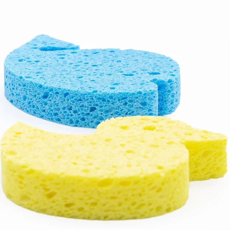 2 Pack Animal Shaped Natural Cellulose Exfoliating Body Scrubber ...