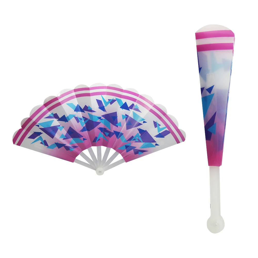Hot Selling High Quality Hand Fans Custom Printed Folding Of Pp Plastic ...