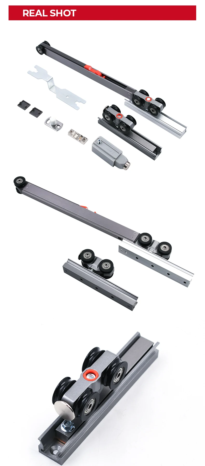 Temax M70A Pocket Sliding Door Roller System - Smooth & Durable