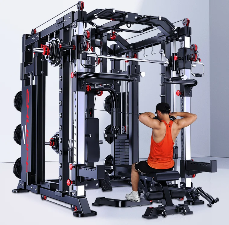 Smith Machine Fitness Equipment Home Multi-functional Large-scale Combination Set Commercial ...