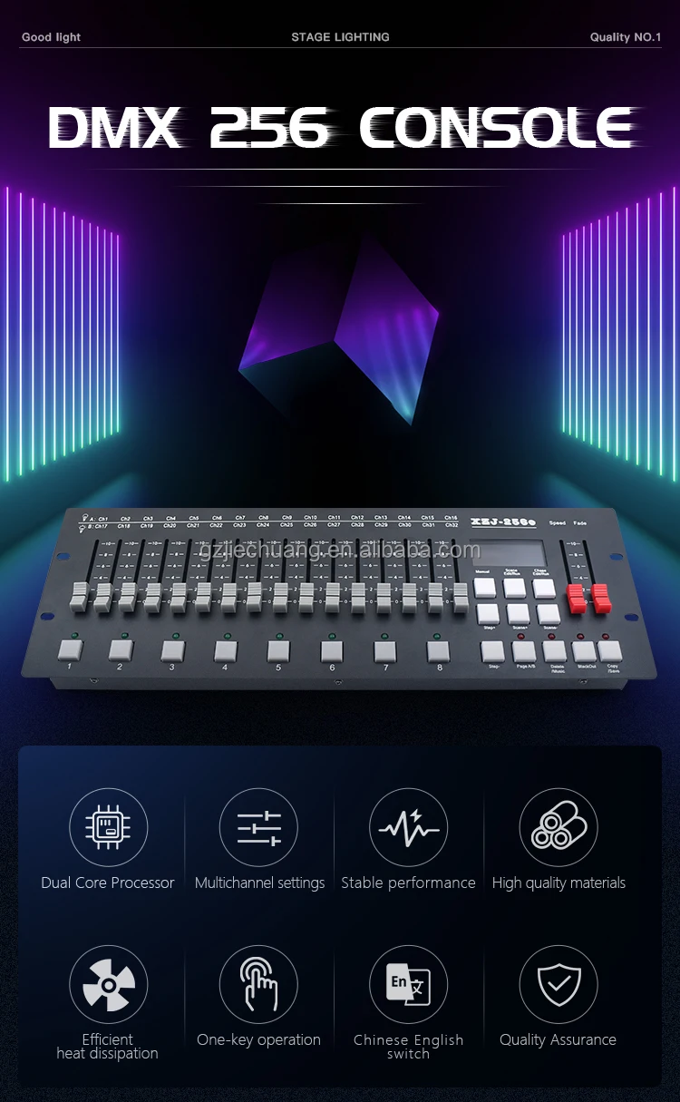 Factory Price Dmx 512 Lighting Controller 256 Dmx Console Dj Equipment ...