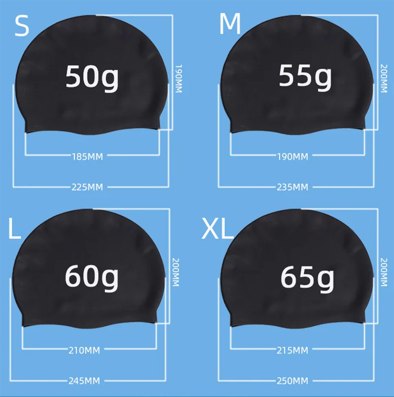 Oem Custom Logo Printed Silicone Swimming Cap Custom And Custom Printed ...