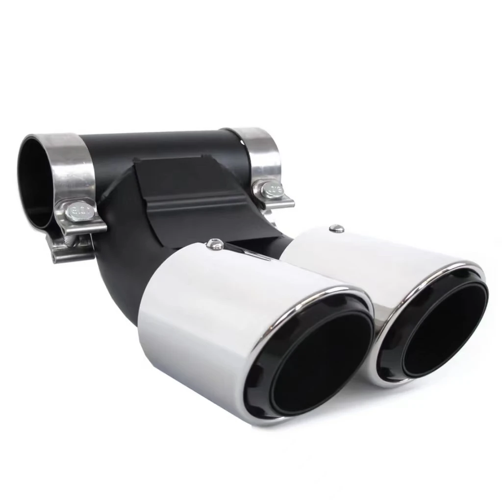 3 Layers Chrome Exhaust Tips Tailpipe for Porsche 981 Boxster Cayman ...