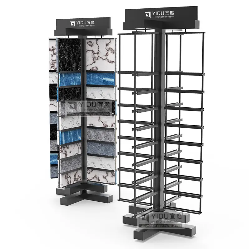 Small Sample 360 Degree Rotating Vertical Tile Sample Artificial Stone ...