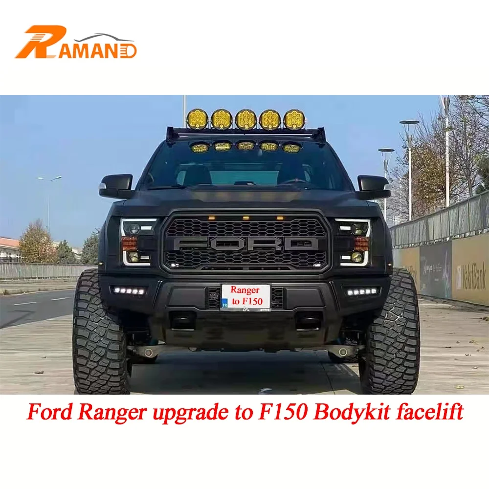 Factory Body Kit For Px Ranger T6 T7 T8 Upgrade To Ford F150 Raptor ...