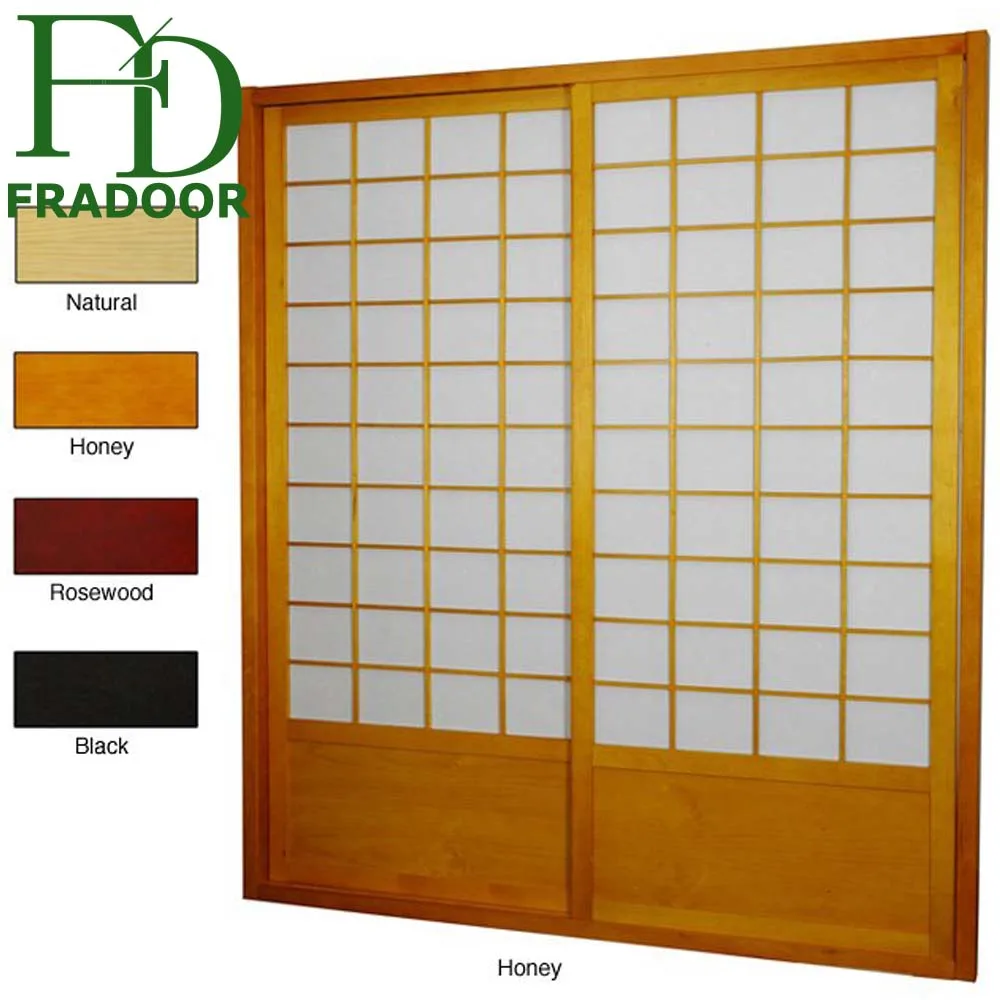 Interior Double Wooden Japanese Shoji Sliding Door| Alibaba.com