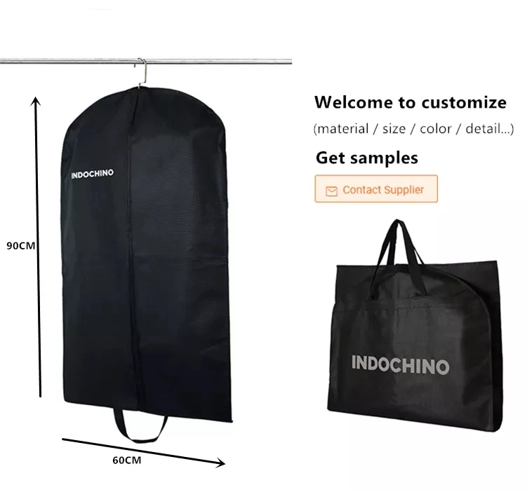 Custom Best Non Woven Polyester Garment Bags - Durable & Reusable