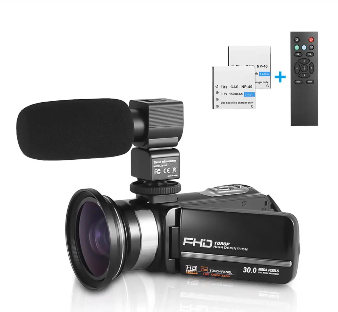 Full Hd 1080p 16x Digital Zoom Camcorder 3'' Ips Touch Screen With 270 ...