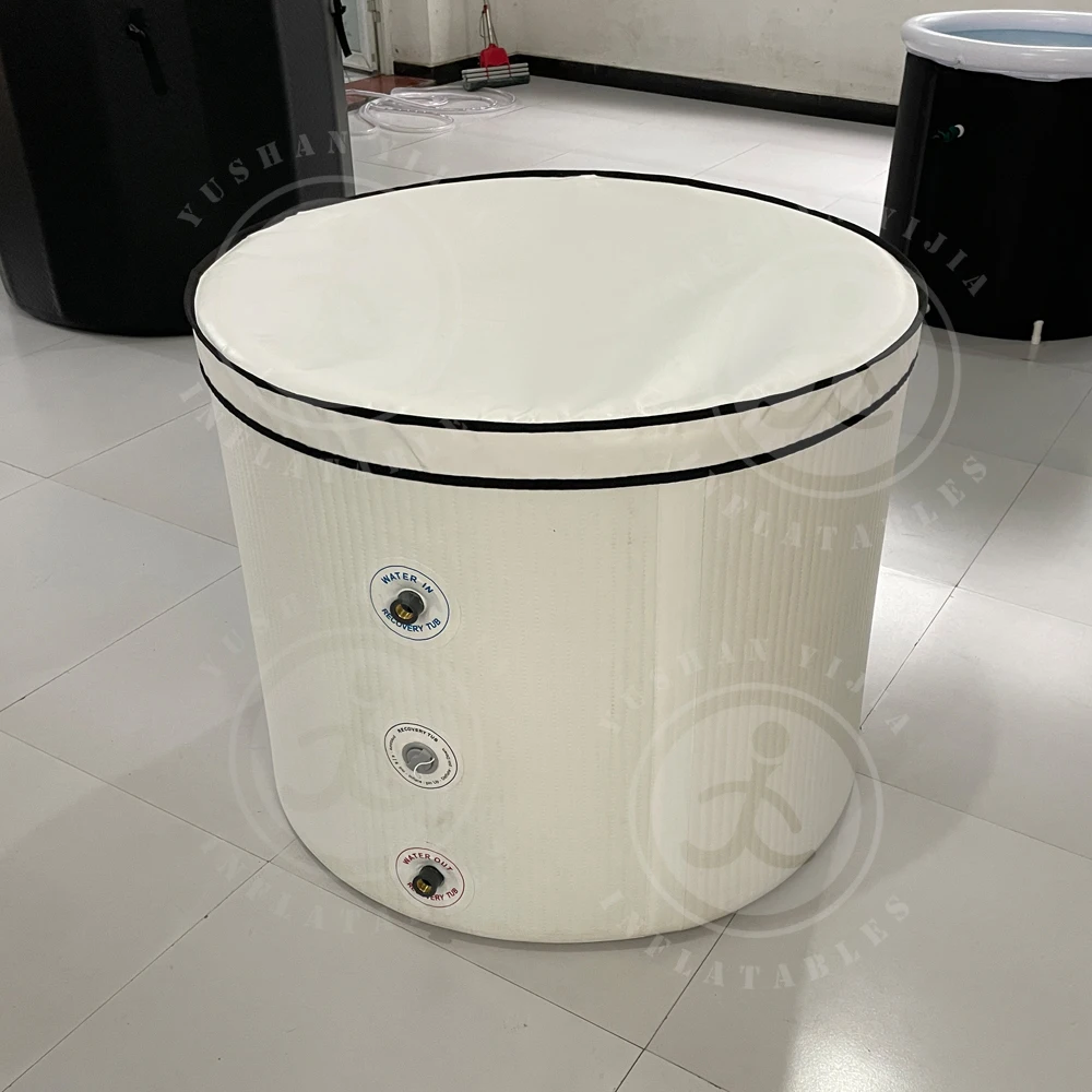 Portable Cold Plunge Tub,Inflatable Arctic Pod Ice Bath,Multi Level ...