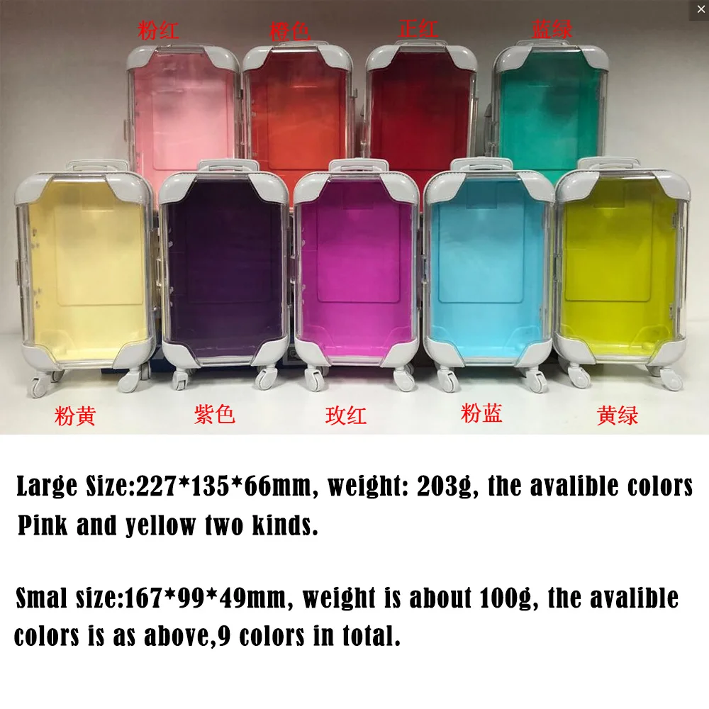 Mini Trolley Suitcase Box Empty Packing Box Luggage Gift Self Defense ...