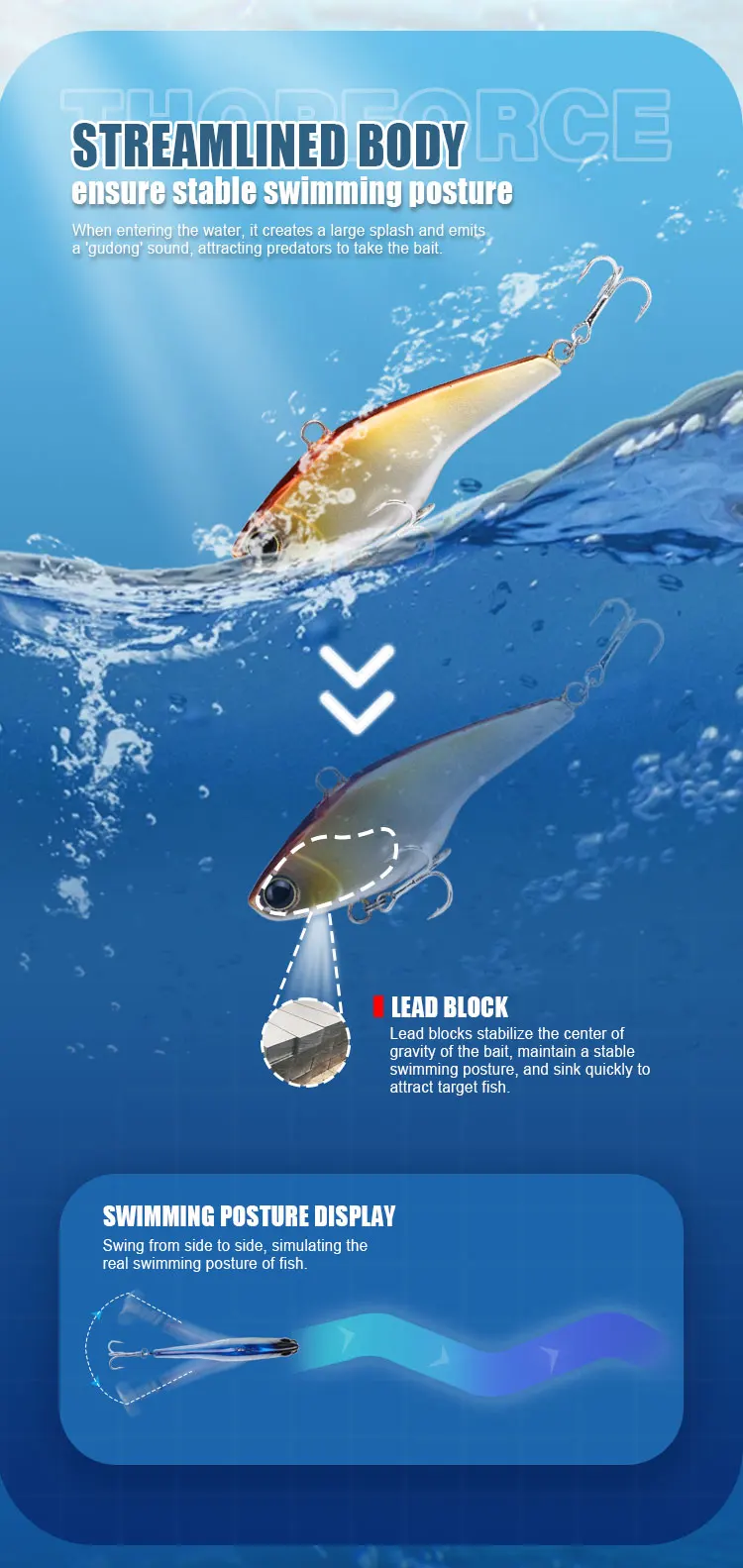 Custom Vibration Fish Bait - Epoxy Resin Fishing Jig Lure