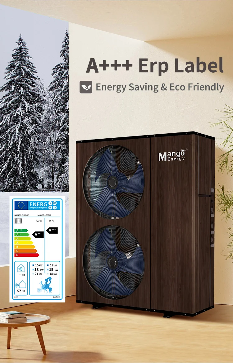 Mango QIII Evi Full DC Inverter Air to Water Spilt Type Heater Heat ...