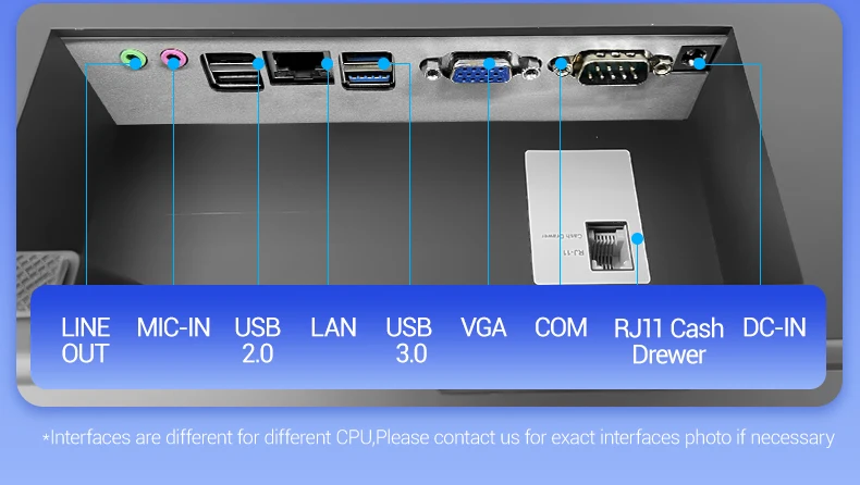 11.6inch Windows Till Cash Machine PC for POS Systems
