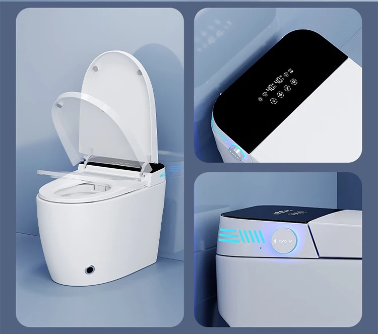 Factory Direct Sale Smart Toilet One Piece Electric Heating Sensor ...