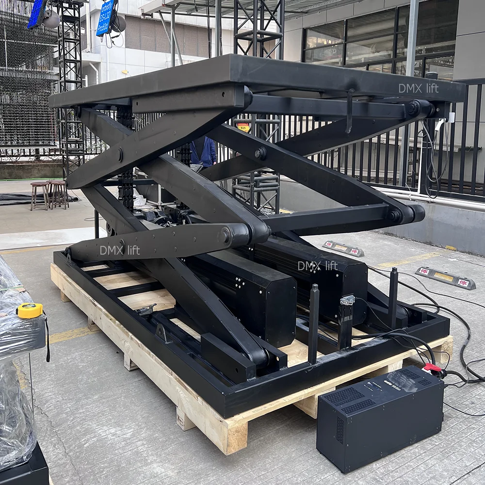 DMX512 Lift Electric Control Stage 1500kg Load Weight Transmission ...