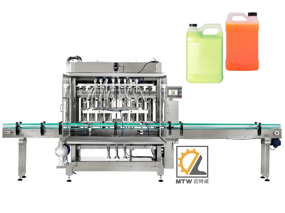 MTW Automatic Laundry Detergent Dishwashing Liquid Filling Machine ...