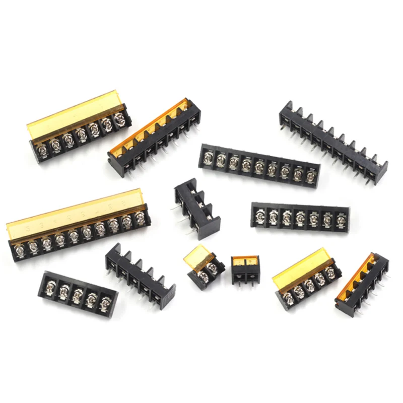 HB-9500 2p/3p/4p/5p/6p/7p/8p/9p/10p with cover P=9.5mm Barrier Terminal Blocks| Alibaba.com