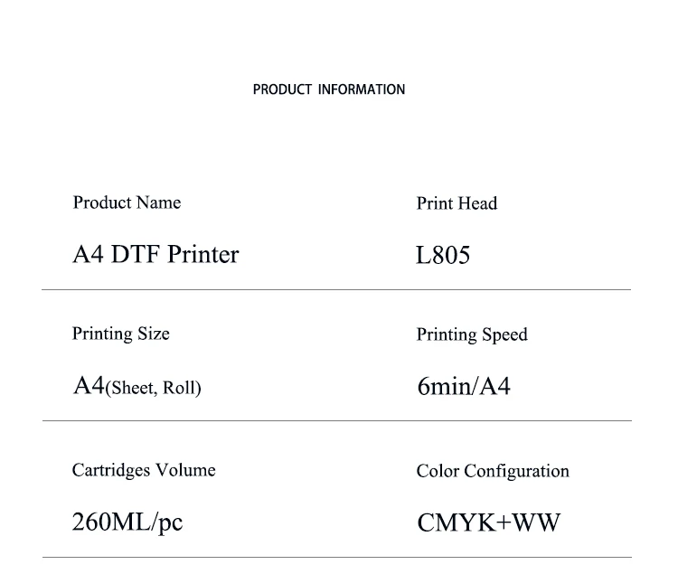 A4 DTF Printer Start Kit - Price Competitive & Easy to Operate