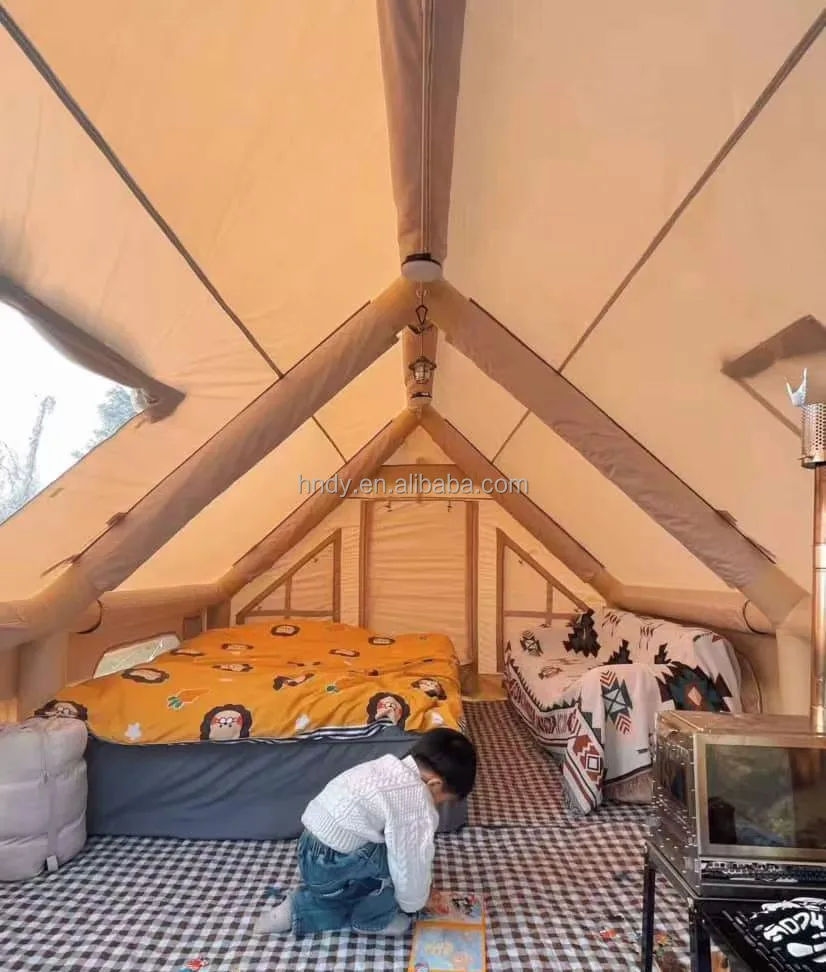 Luxury Large Inflatable Tent for 6-8 People - Ideal for Outdoor Camping ...