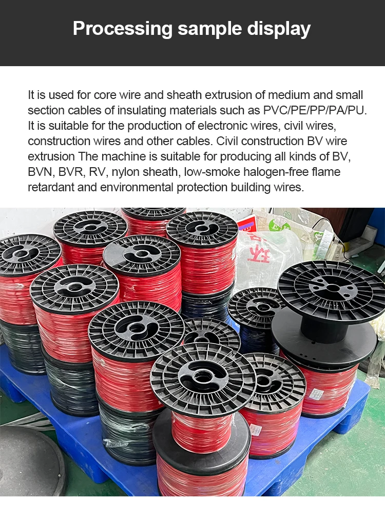 Pvc Wire Extruder For Pvc/pe/pp/pa/pu And Other Insulating Materials ...