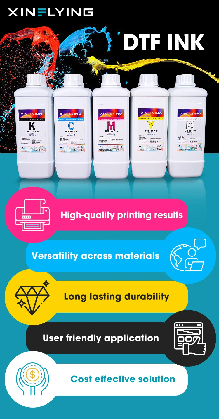 Factory Price Multi Color Xinflying Good Quality Cmyk 1000ml White Ink Circulation System For ...
