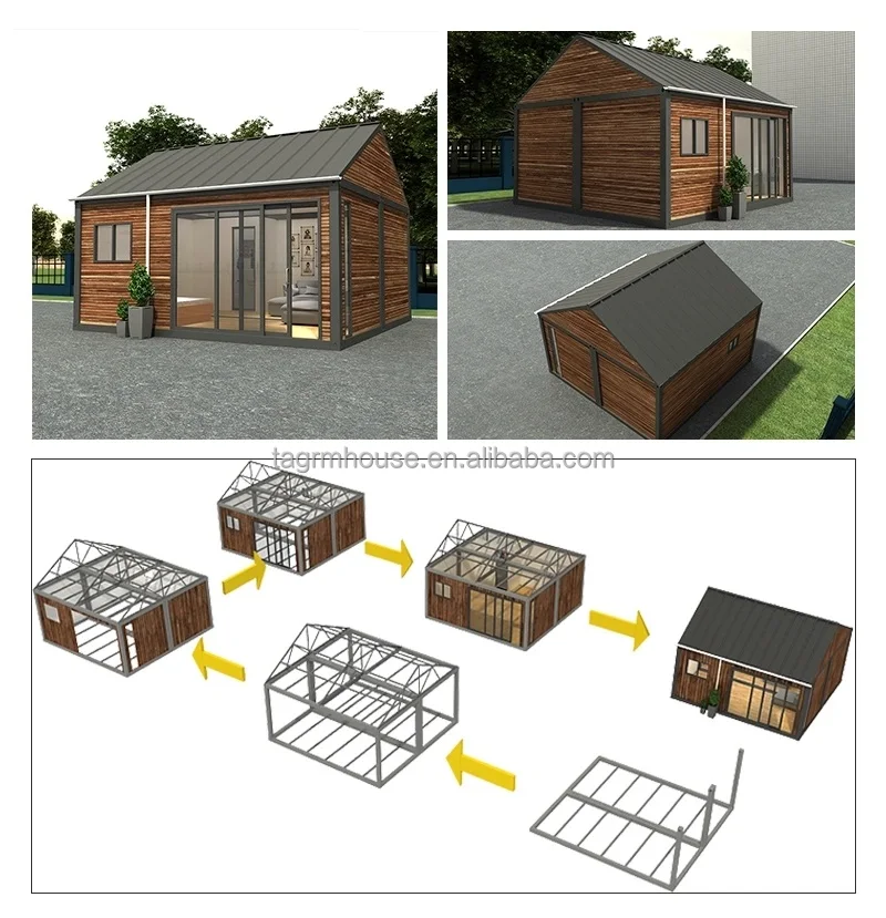 Factory Price Wholesale Casa Modular Casas Prefabricadas Tiny Prefab ...