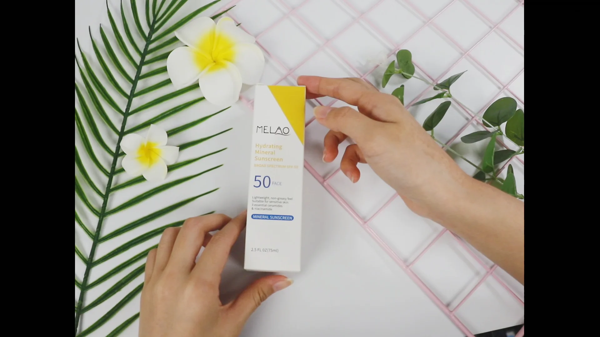 Melao Sunscreen Summer Beach Whiten Spf 50 Waterproof Sun Block Face ...