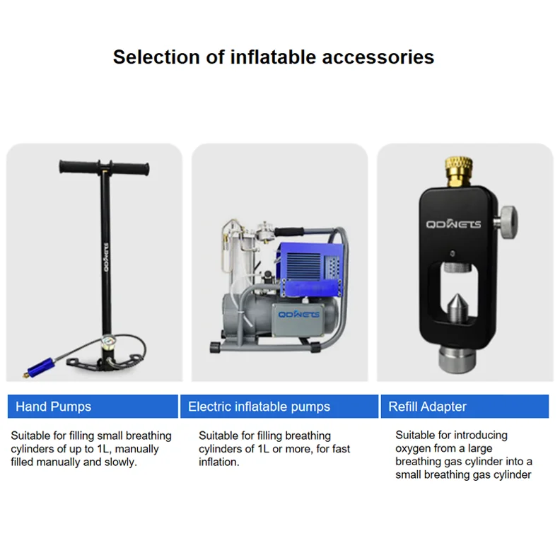 Mini Oxygen Tank - Portable Diving Equipment for Safety