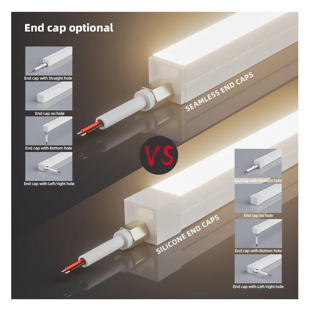 ultra Thin 6mm Flex Neon Light 24v Silicone Neon Led Strip Dotless ...