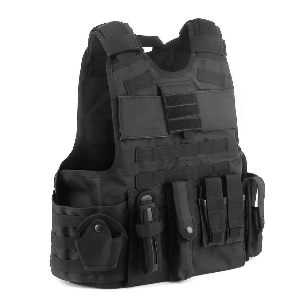 Factory Custom Oxford Plate Carrier Vest Camo High Strength Waterproof ...