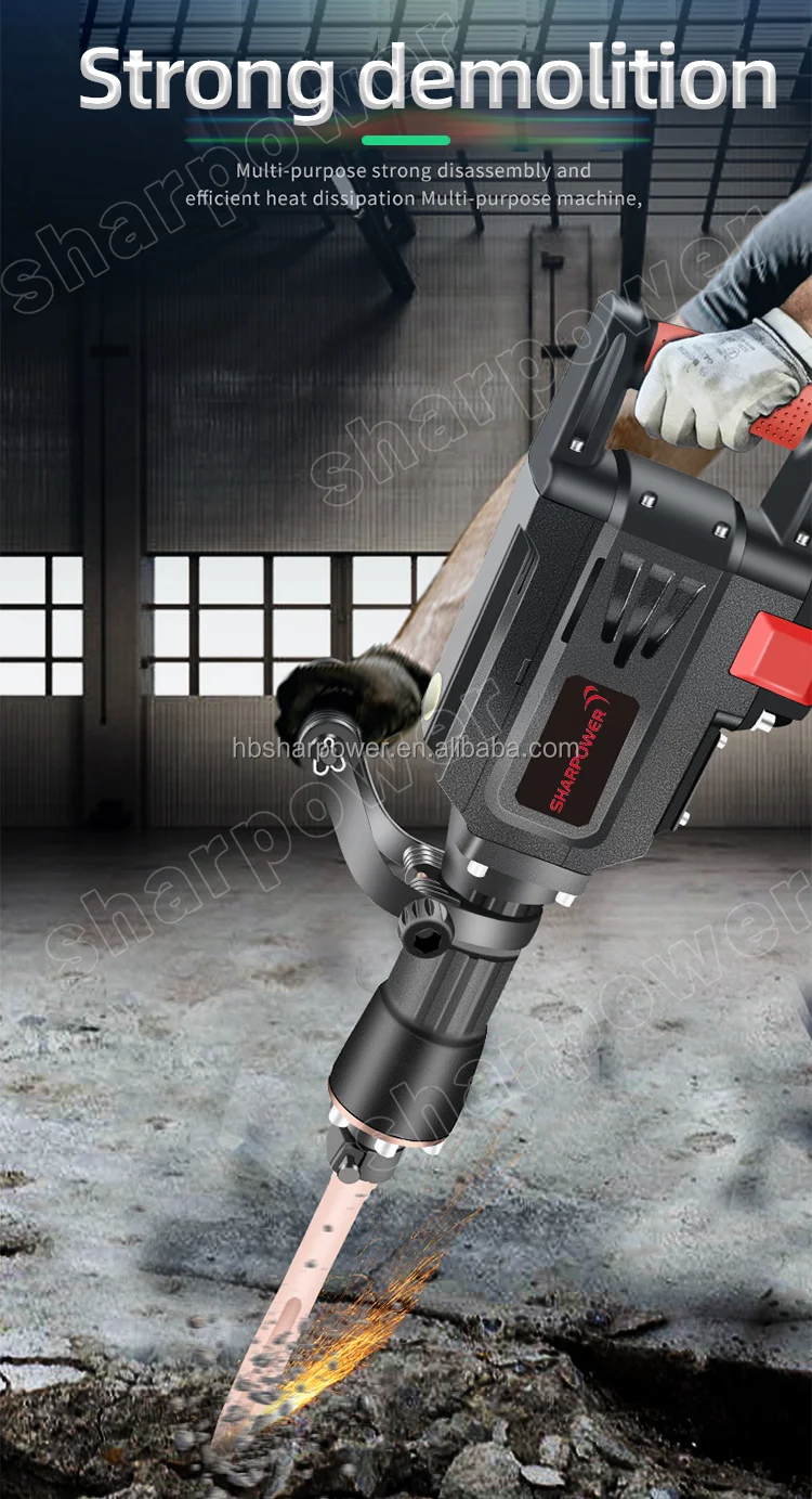 Jack Hammer for Digging Dirt - Powerful Electric Demolition Tool