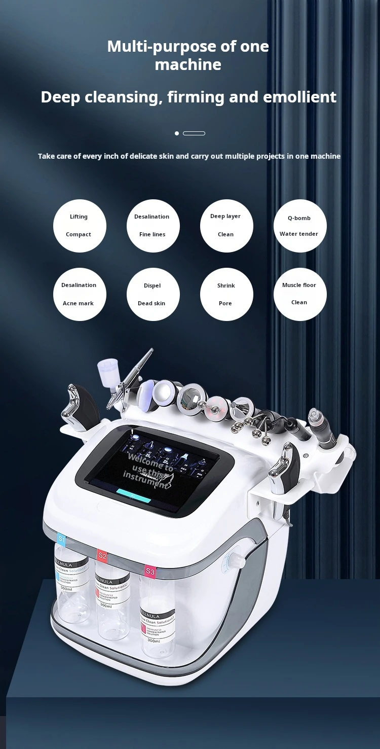 Facial 10 in 1 Portable Hydra Professional Treatment Machine
