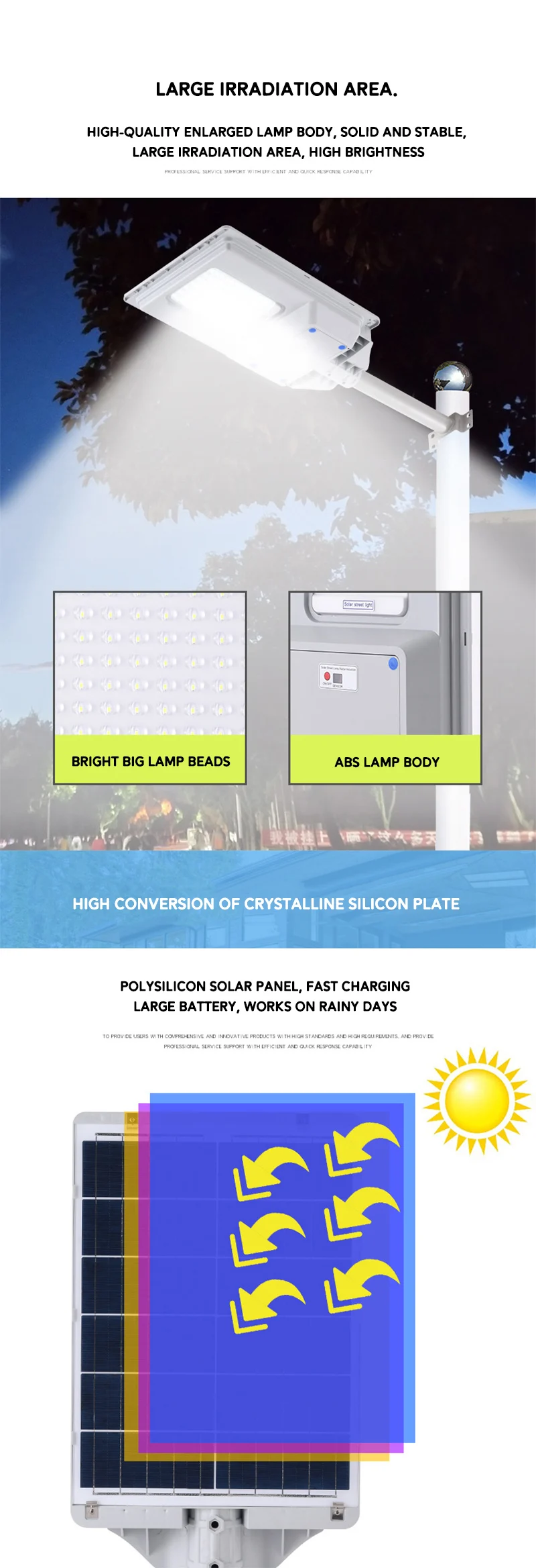 Aluminum Integrated Outdoor Street Light Street Light 200w 300w All In ...