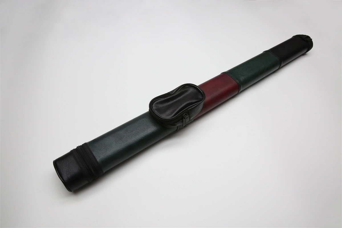 2023 Factory Cheap Price Durable 1/2 Style Pu Leather Billiard Pool Cue ...