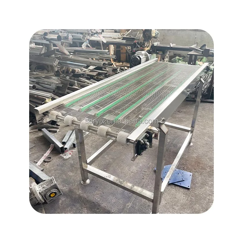 304 Stainless Steel Flat Flexible Wire Conveyor Belt Type B Mesh Belt ...