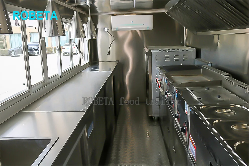 Food Truck Restaurant Food Trailers Fully Equipped Us Standards ...
