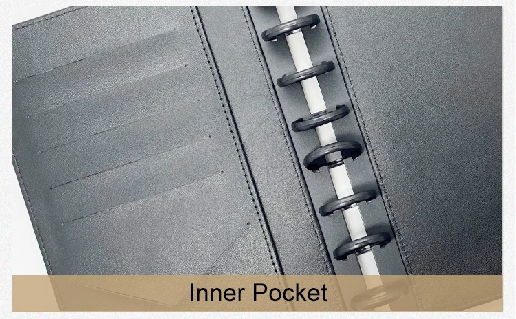 Custom Pu PP Leather Disc Binding for Discbound Planner