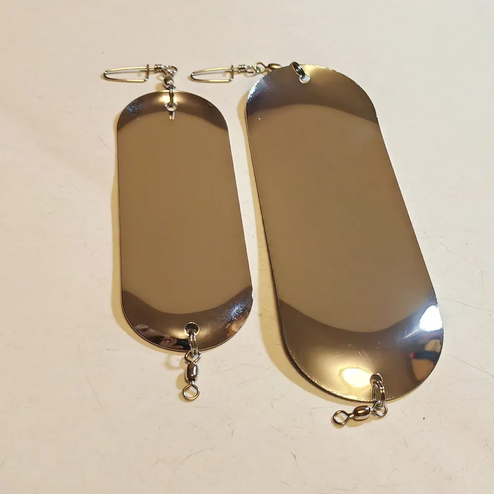 Salmon Fishing Dodgers Flashers Artificial Hard Bait for Trolling for ...