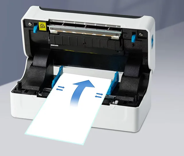 2-in-1 Thermal Label and Barcode Receipt Printer 4x6 Inch Inkjet ...