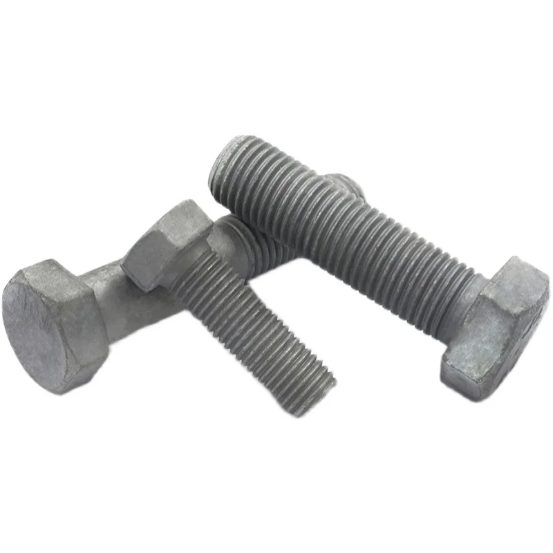 M36 Carbon Steel Grade 4.8 8.8 10.9 12.9 HDG Hex Bolts