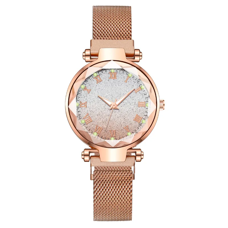 Fashion Trend Sparkling Starry Sky Quartz Watch Elegant Atmosphere ...