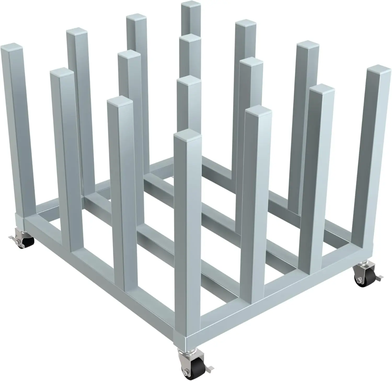 16-Roll Large Vinyl Roll Storage Rack Heavy-Duty Paper Roll Holder for ...