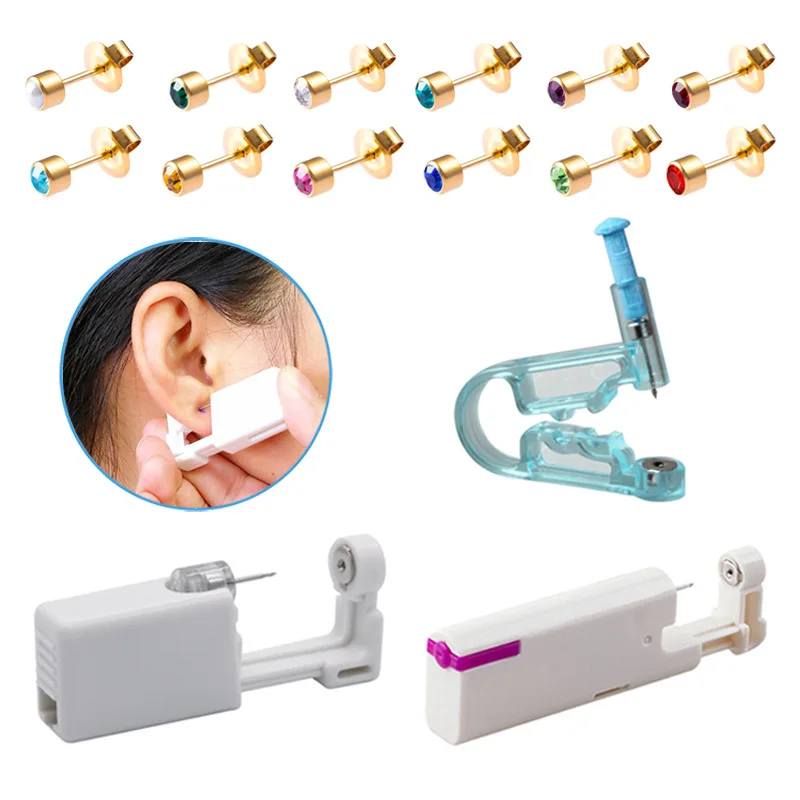 2401 Ear piercing machine - secondary ear Stainless steel gun 3 ...